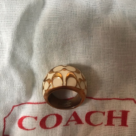 Coach | Jewelry | Coach Enamel Ring | Poshmark
